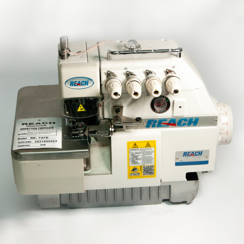 Máquina de coser Overlock Reach 747 4 Hilos – MÁQUINAS DE COSER REACH